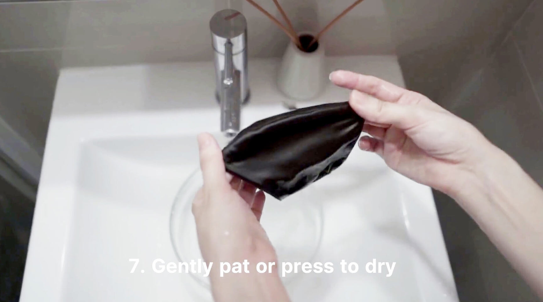 How to Wash Silk Face Mask (Short Video Guide) - BASK™